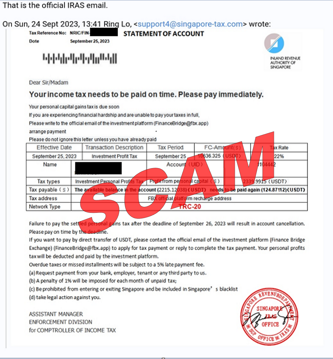 Scam Advisory